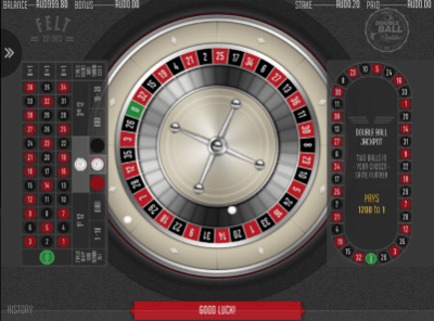 Double Ball Roulette by Felt Gaming - Single-zero with two balls